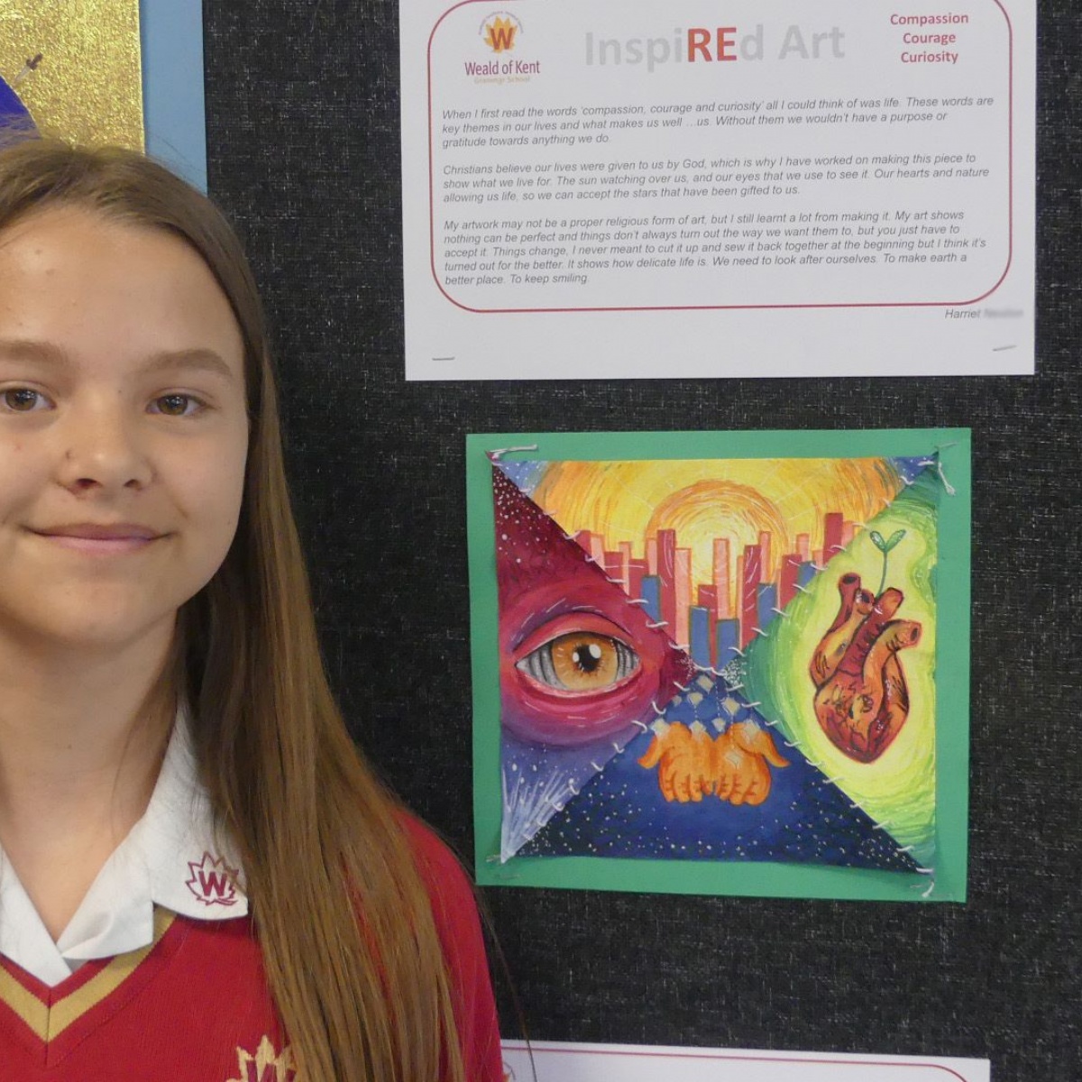 Year 8 InspiREd Art Showcase - Weald of Kent Grammar School